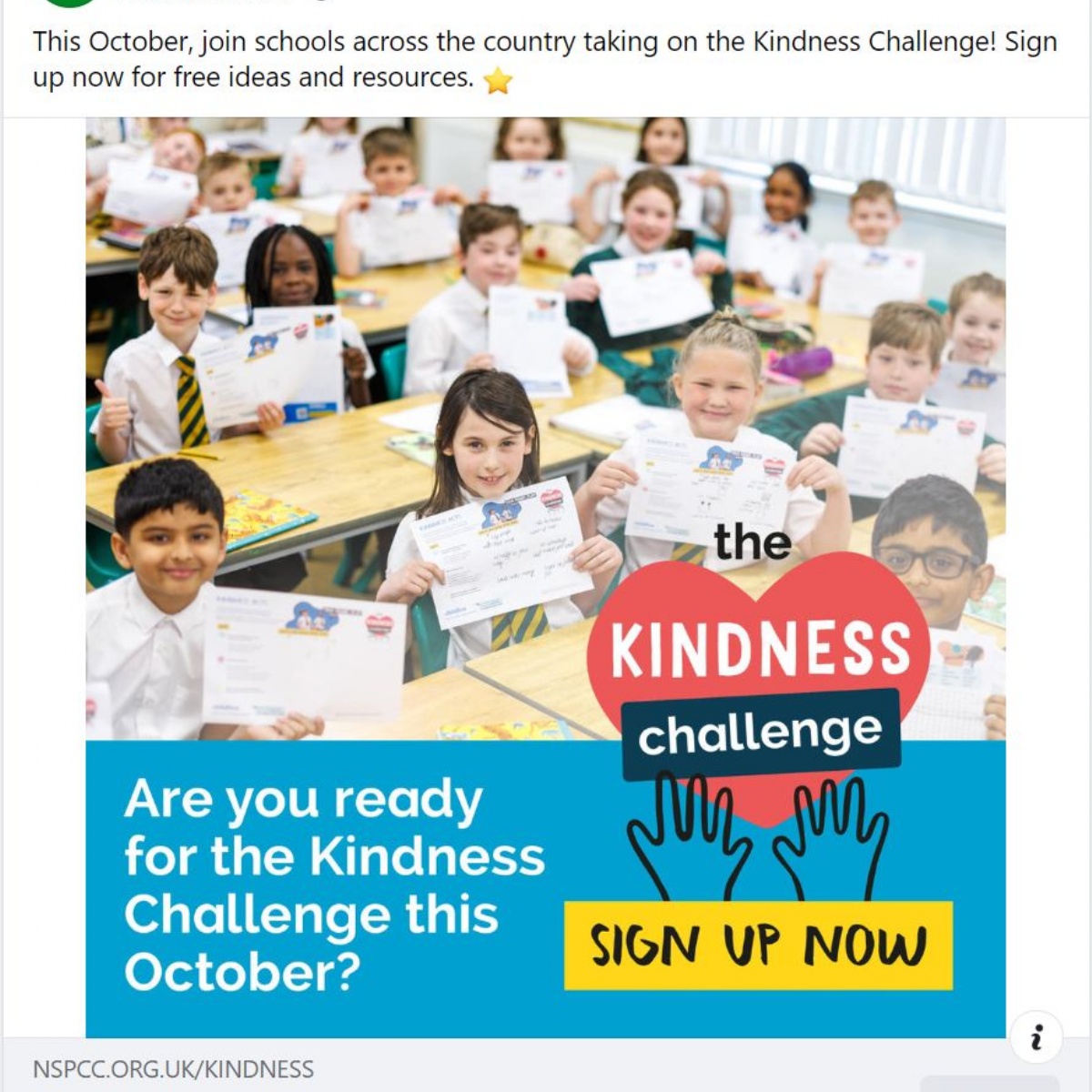 St Joseph's Academy - NSPCC Kindness Challenge